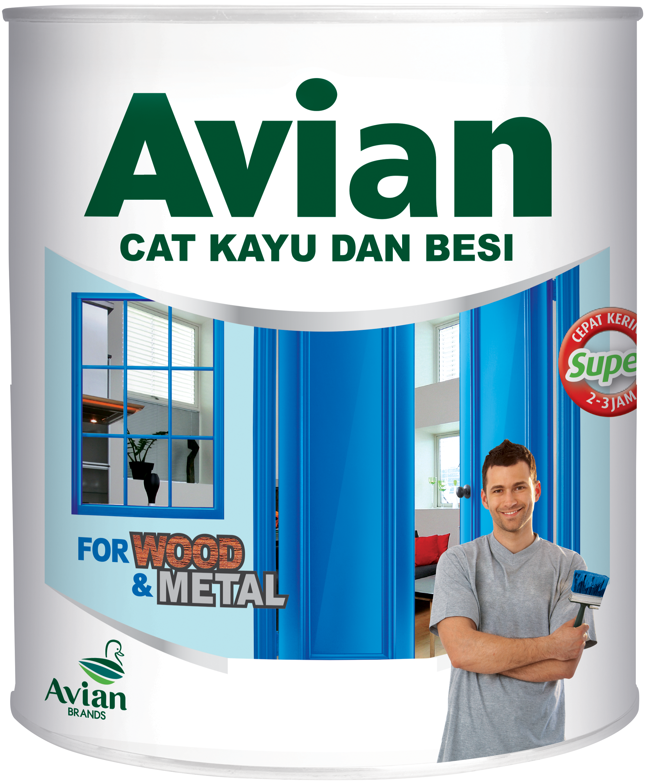 Avian Cat Kayu dan Besi - Avian Brands